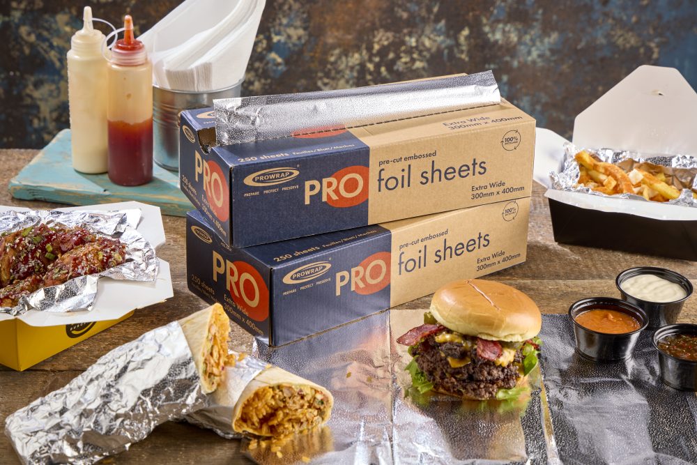 Prowrap 300mm x 400mm Premium Pre-cut Foil Sheets